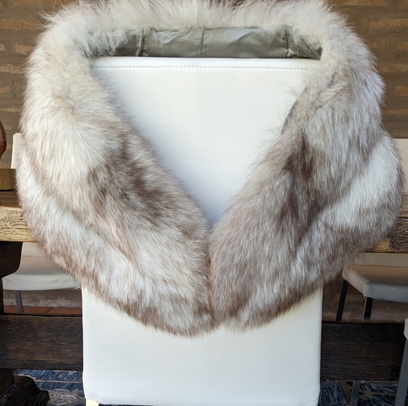 Saga Furs | Accessories | Vintage Blue Fox Stole | Poshmark
